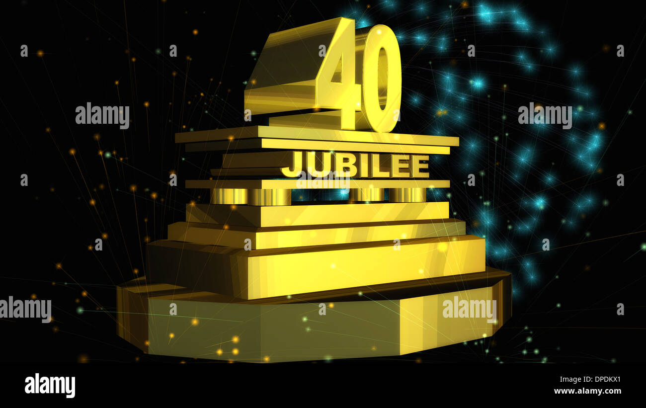 Digital Illustration of a Jubilee Stock Photo - Alamy