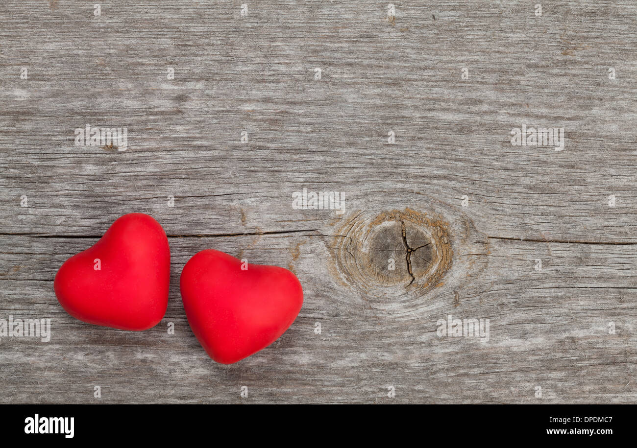 Red candy hearts hi-res stock photography and images - Alamy