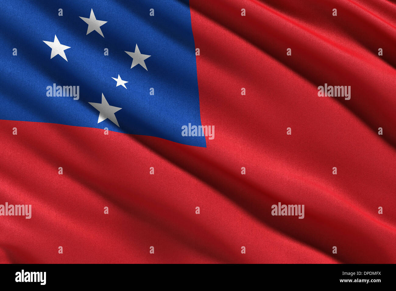 Samoan flag hi-res stock photography and images - Alamy