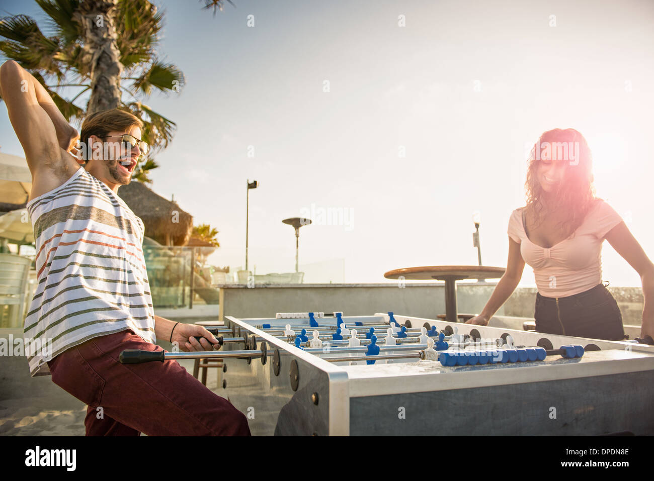 Woman beach football hi-res stock photography and images - Alamy