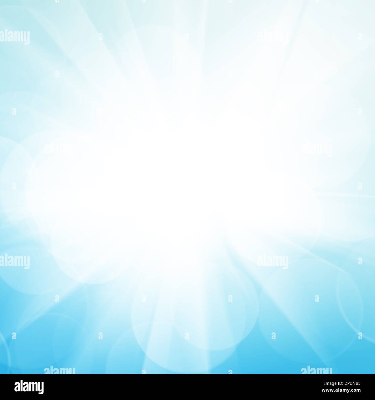Blue abstract background with sun beam Stock Photo - Alamy
