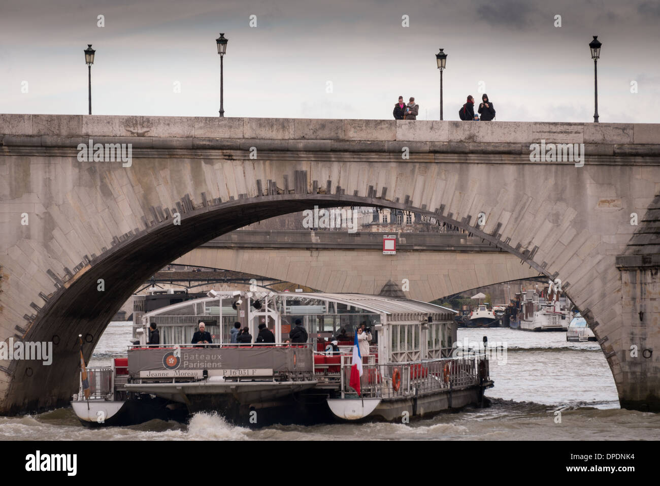 Bateaux Mouche cruise boat on the Rive Seine, Paris Stock Photo - Alamy