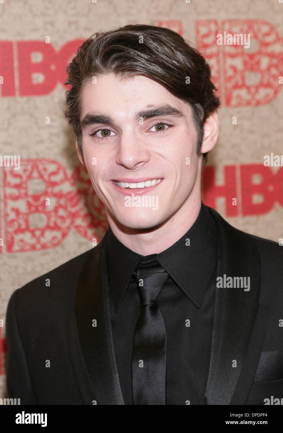 Beverly Hills, CA, . 12th Jan, 2014. RJ Mitte at arrivals for HBO 2014 ...