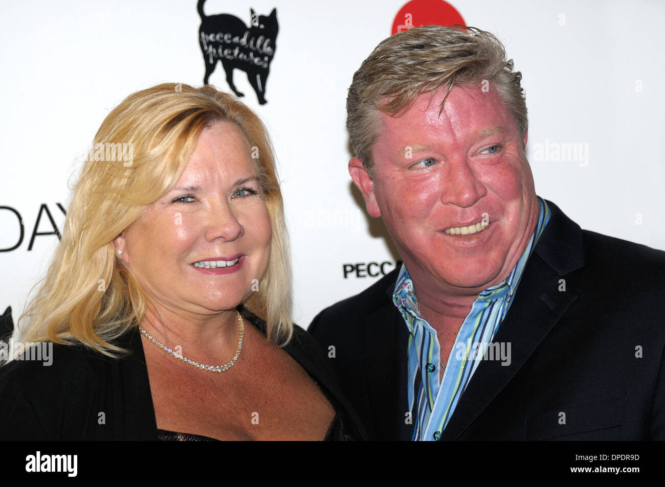 Anne O’Shea (executive producer) with husband Brian at the UK Gala ...