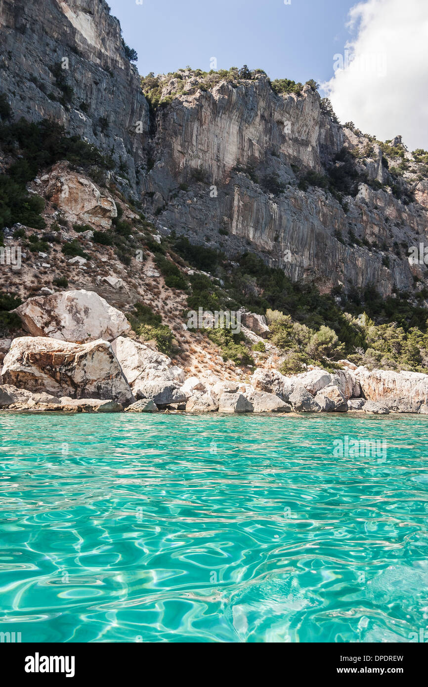 Coastal cliffs, Cala Goloritze, Sardinia, Italy Stock Photo - Alamy