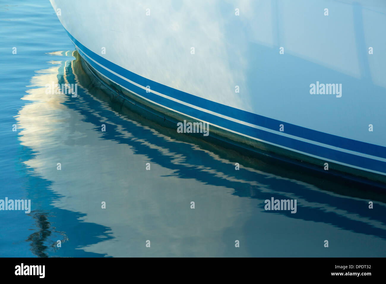 Water reflection of a boat hi-res stock photography and images - Alamy