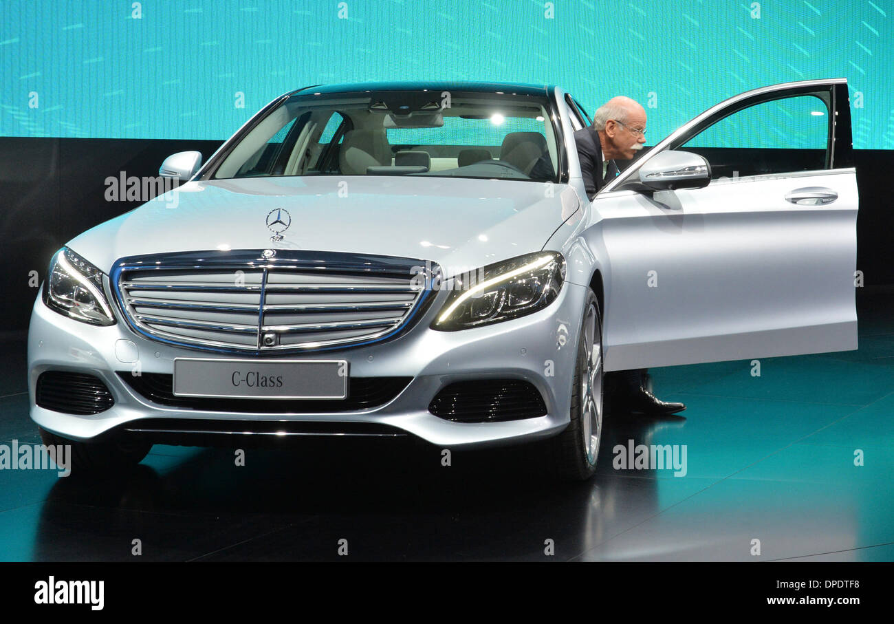 Detroit, USA. 13th Jan, 2014. Chairman of Daimler AG and Head of ...