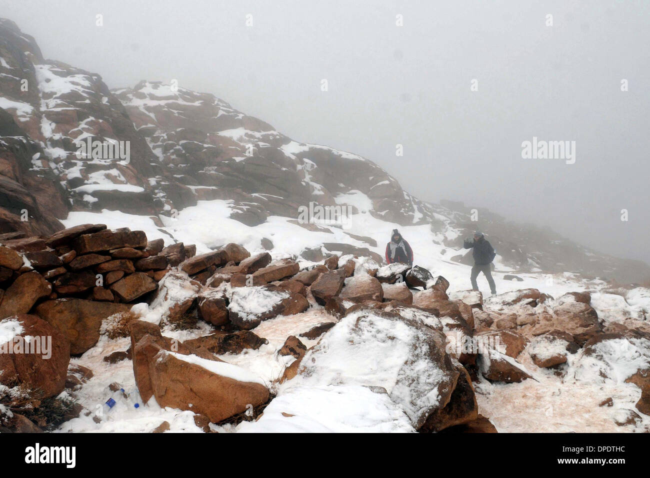South sinai snow hi-res stock photography and images - Alamy