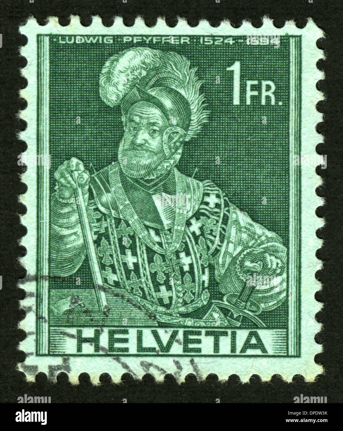 Swiss postage stamp hi-res stock photography and images - Alamy