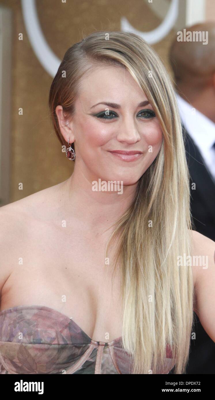 Beverly Hills, CA, USA. 12th Jan, 2014. Kaley Cuoco at arrivals for 71st Golden Globes Awards ...