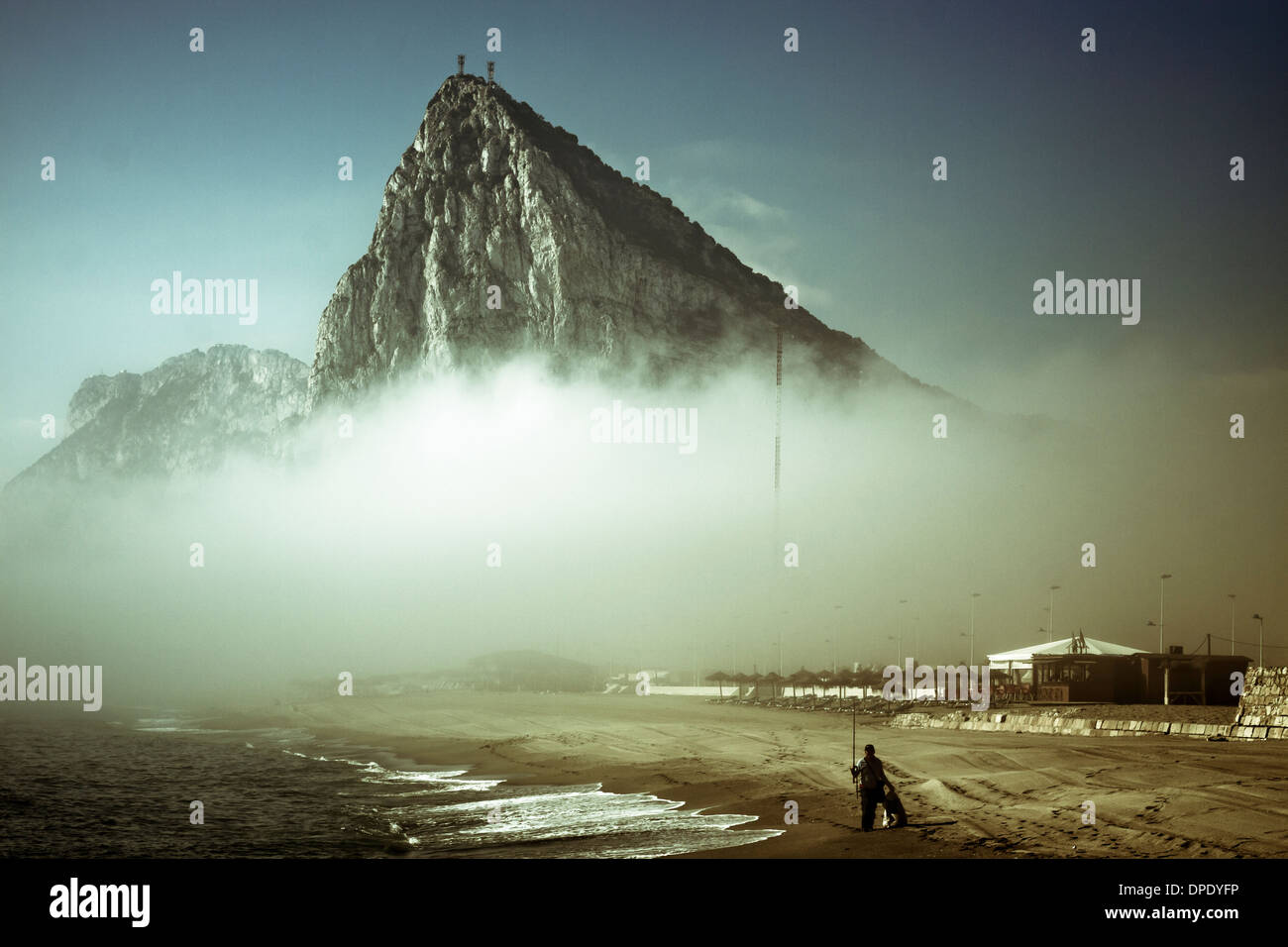 Rock of gibraltar landscape hi-res stock photography and images - Alamy