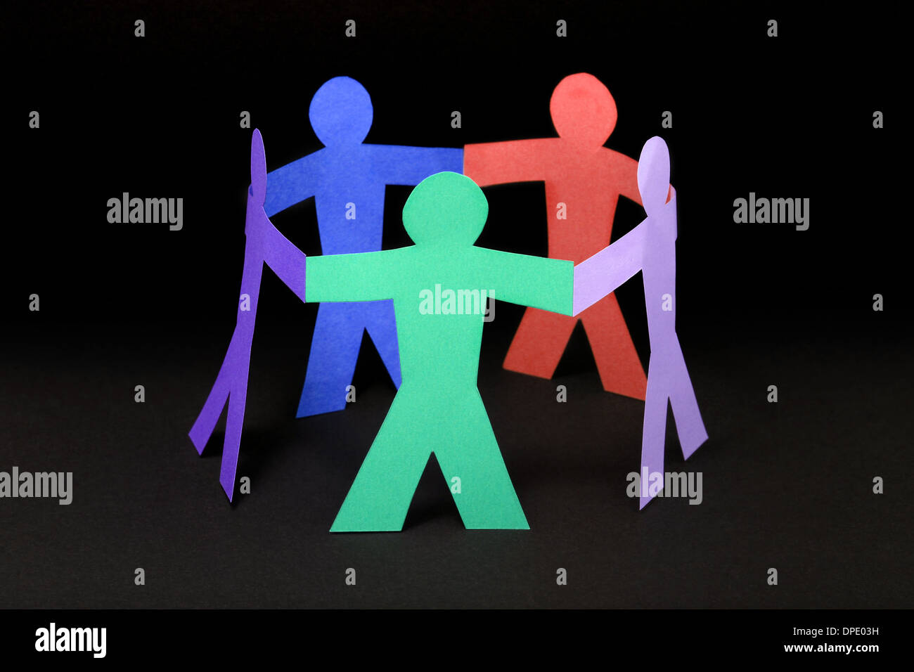 Linked together cutout hi-res stock photography and images - Alamy