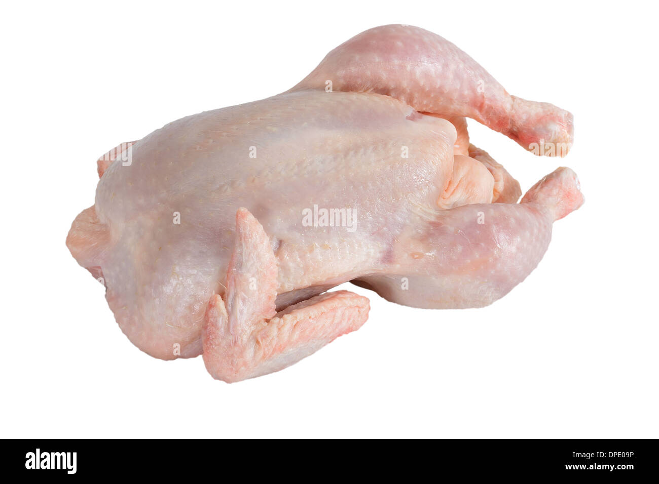 chicken meat on a white background Stock Photo - Alamy