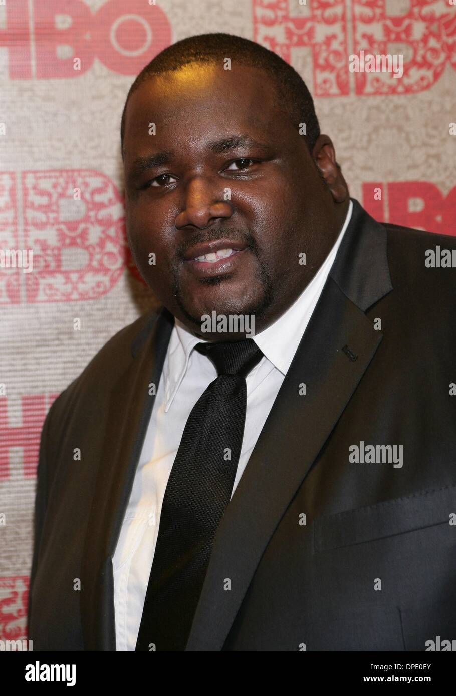 Los Angeles, CA, USA. 12th Jan, 2014. Quinton Aaron at arrivals for HBO ...