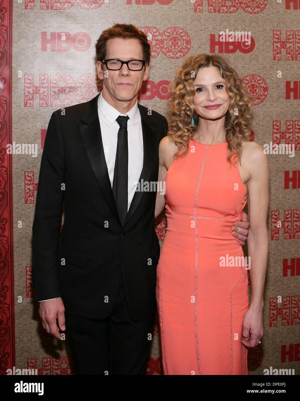 Los Angeles, CA, USA. 12th Jan, 2014. Kevin Bacon, Kyra Sedgwick at ...