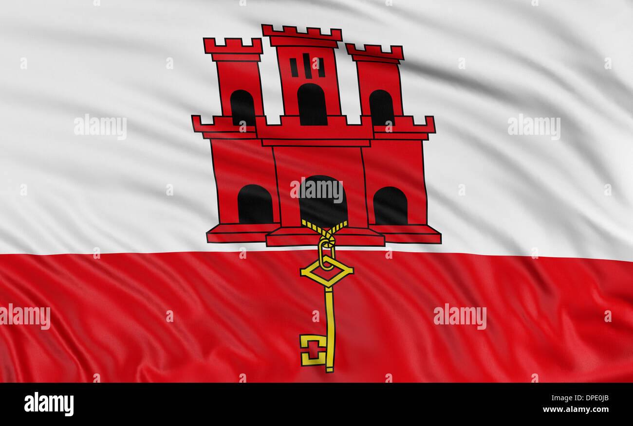 Gibraltar Flag High Resolution Stock Photography and Images - Alamy
