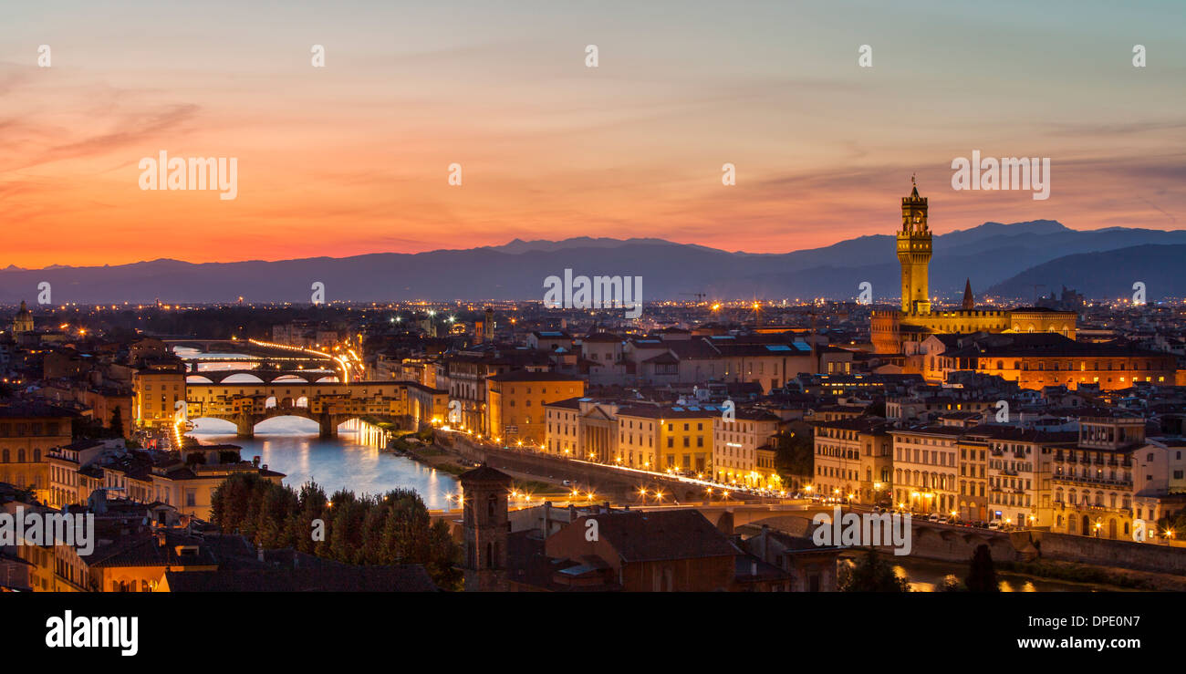 Florence italy sunset hi-res stock photography and images - Alamy