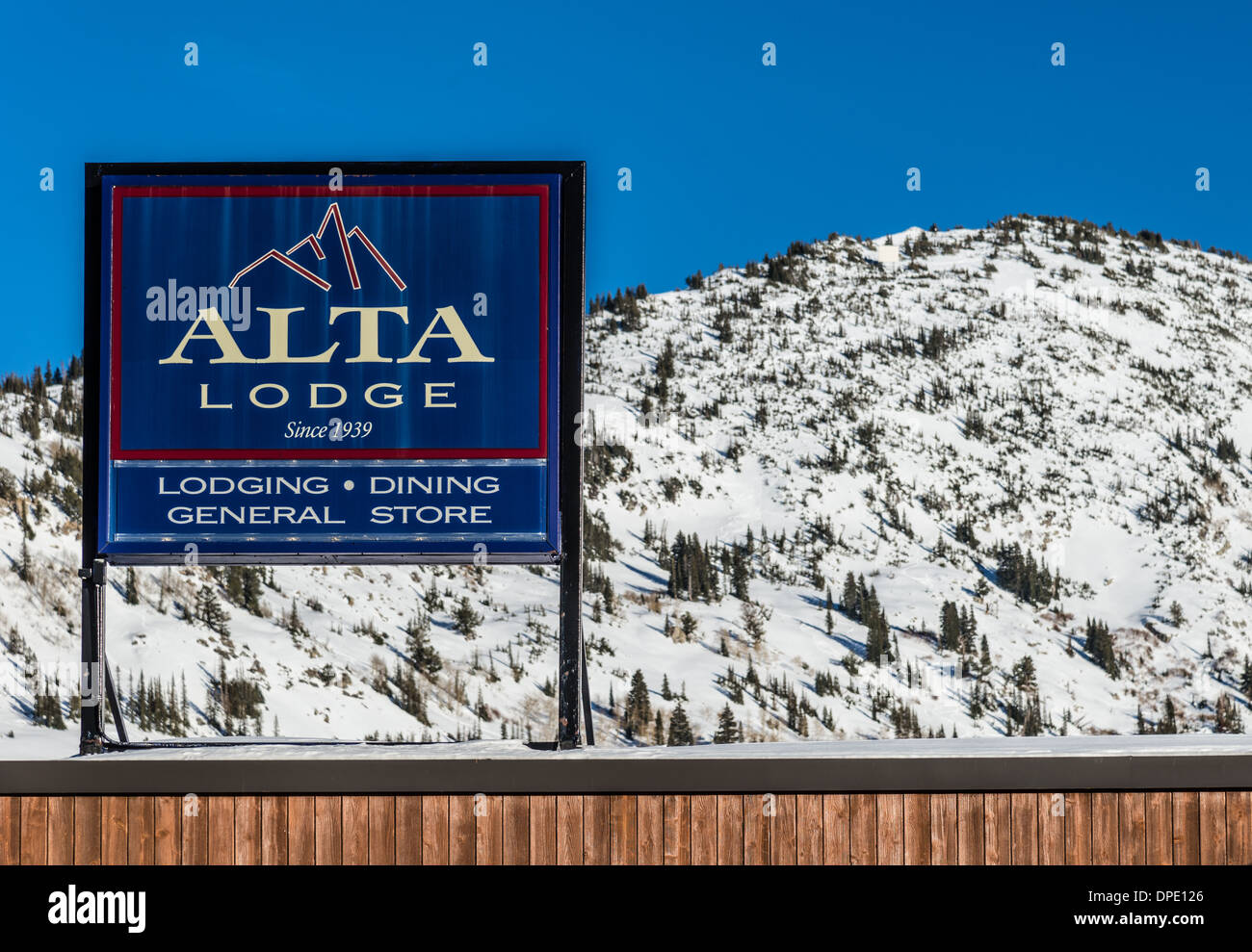 Alta utah lodge hi-res stock photography and images - Alamy