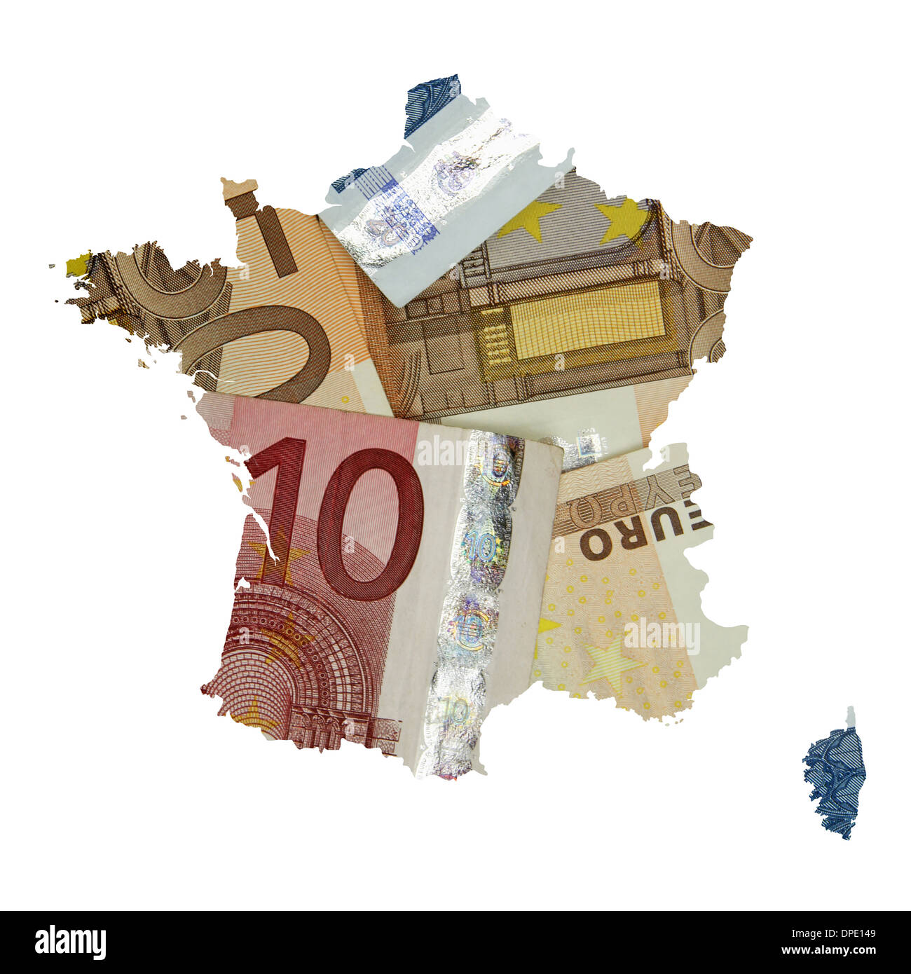 Map Of Central Paris France High Resolution Stock Photography and ...