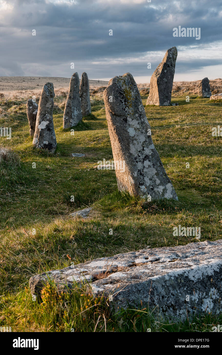 Stone circle dartmoor hi-res stock photography and images - Alamy