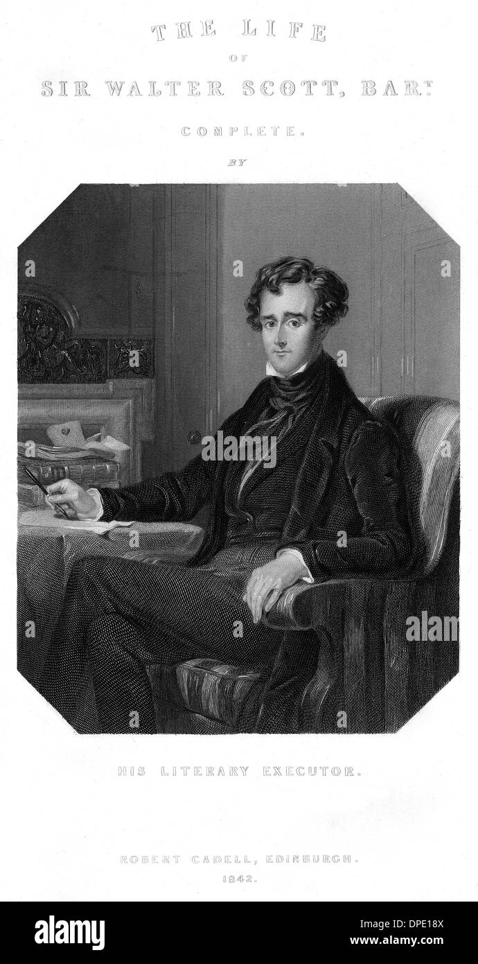 JOHN GIBSON LOCKHART Stock Photo - Alamy