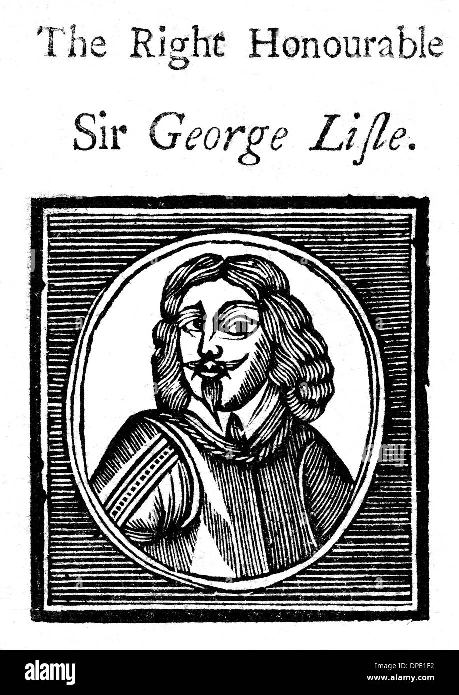 SIR GEORGE LISLE - 1 Stock Photo - Alamy