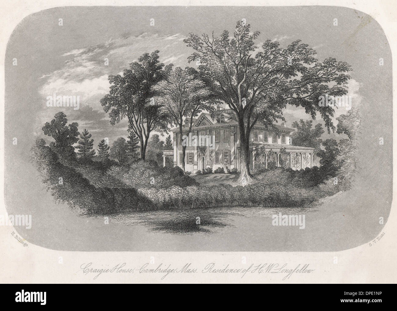 LONGFELLOW HOME - 4 Stock Photo - Alamy