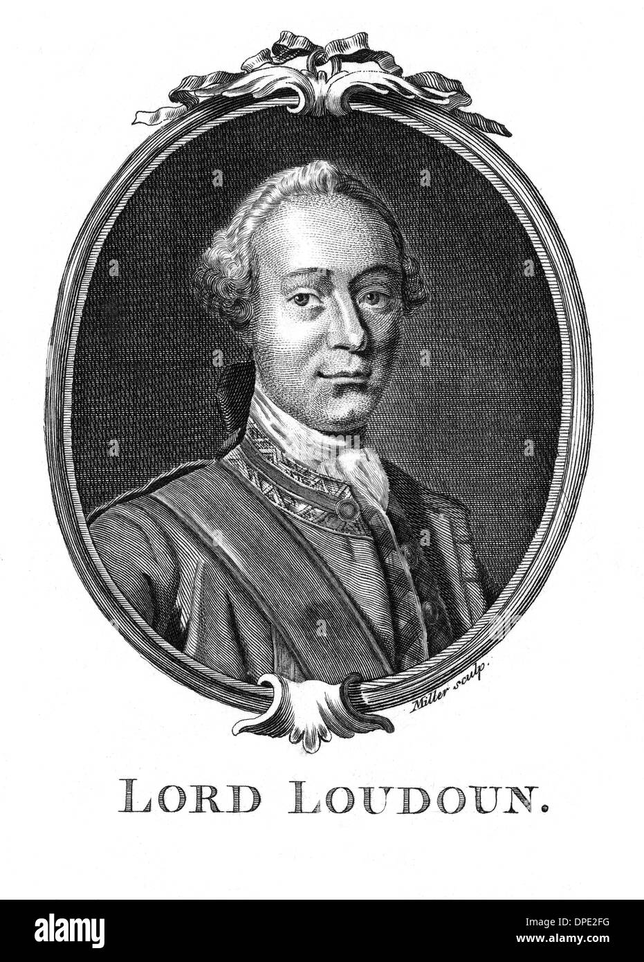 John earl of loudoun Black and White Stock Photos & Images - Alamy