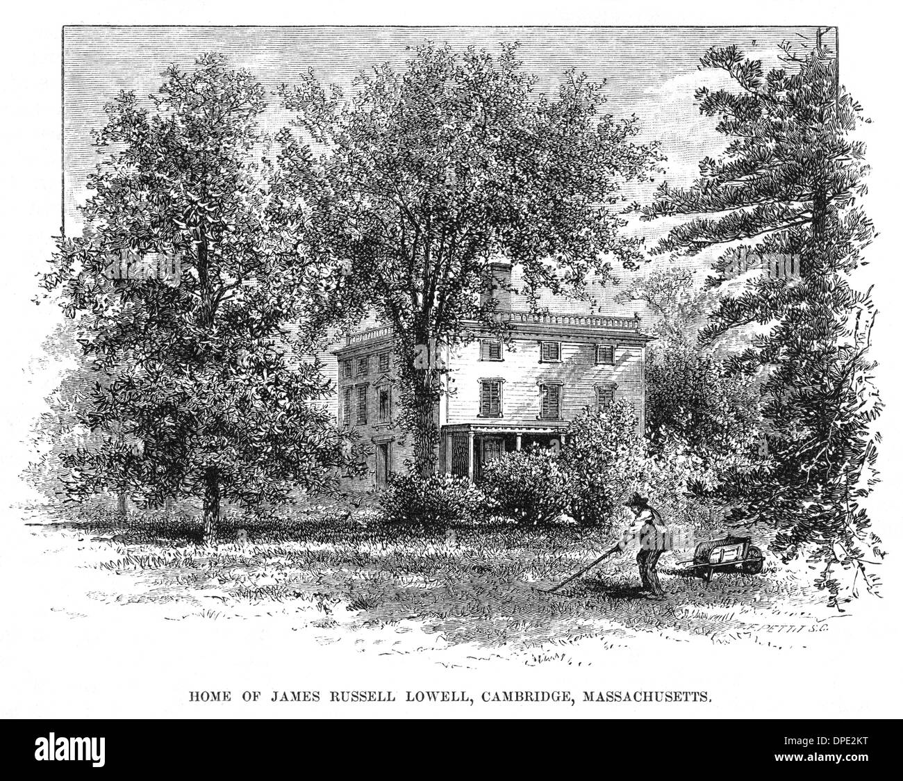 James russell lowell Black and White Stock Photos & Images - Alamy