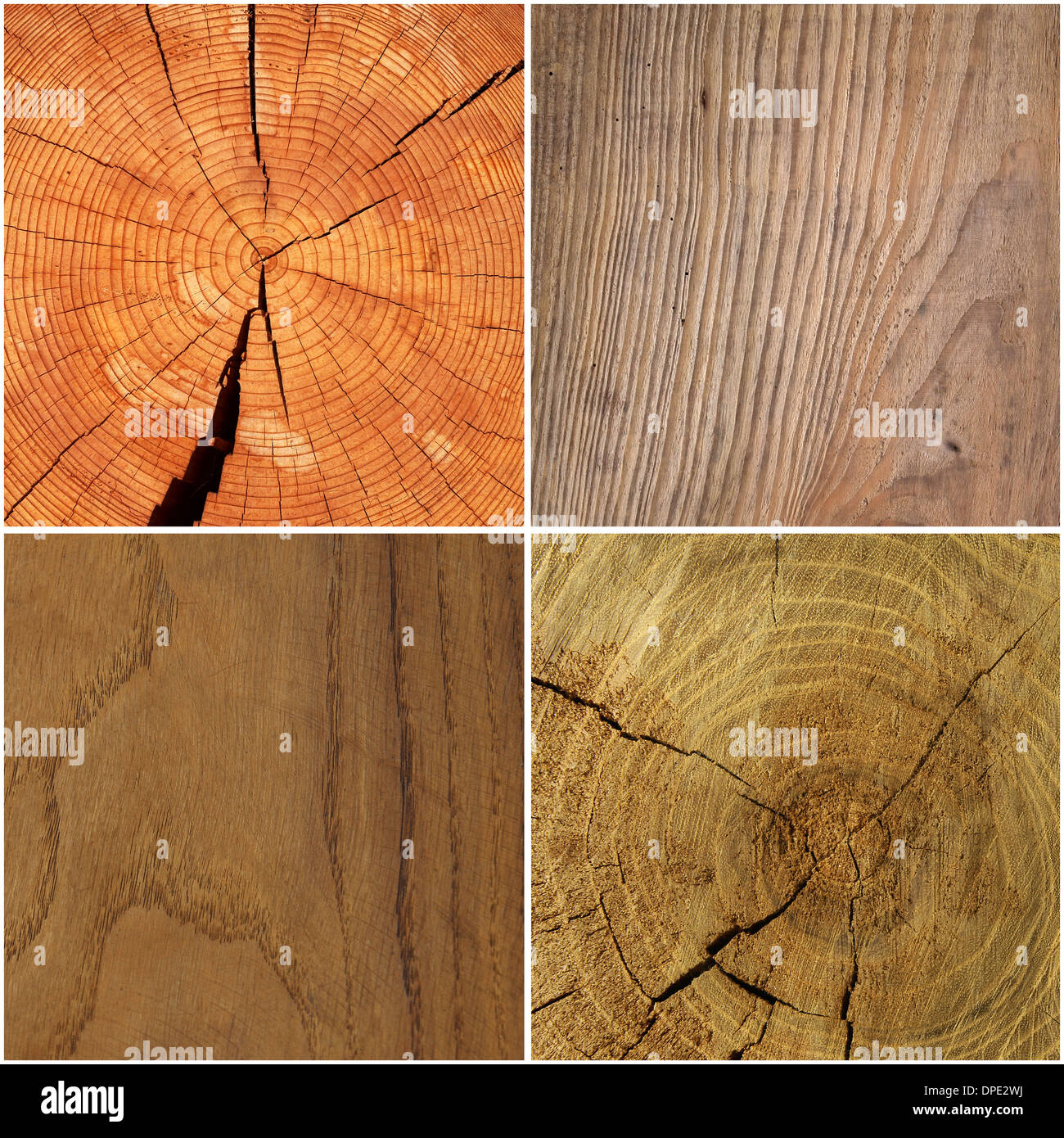 set of different wood texture or background Stock Photo - Alamy