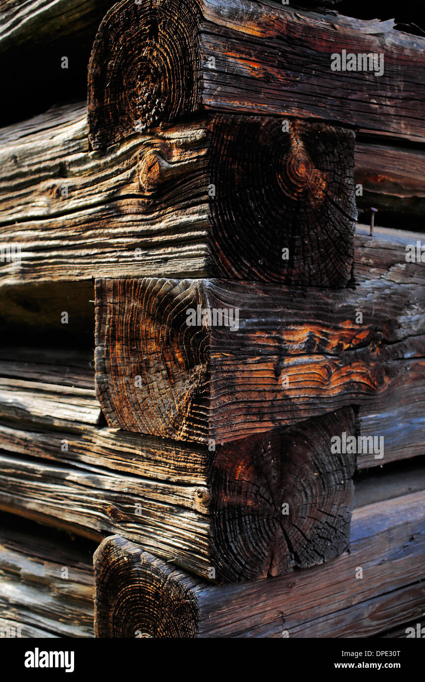Natural details of sun dried wood of a 100 years old barn Stock Photo ...
