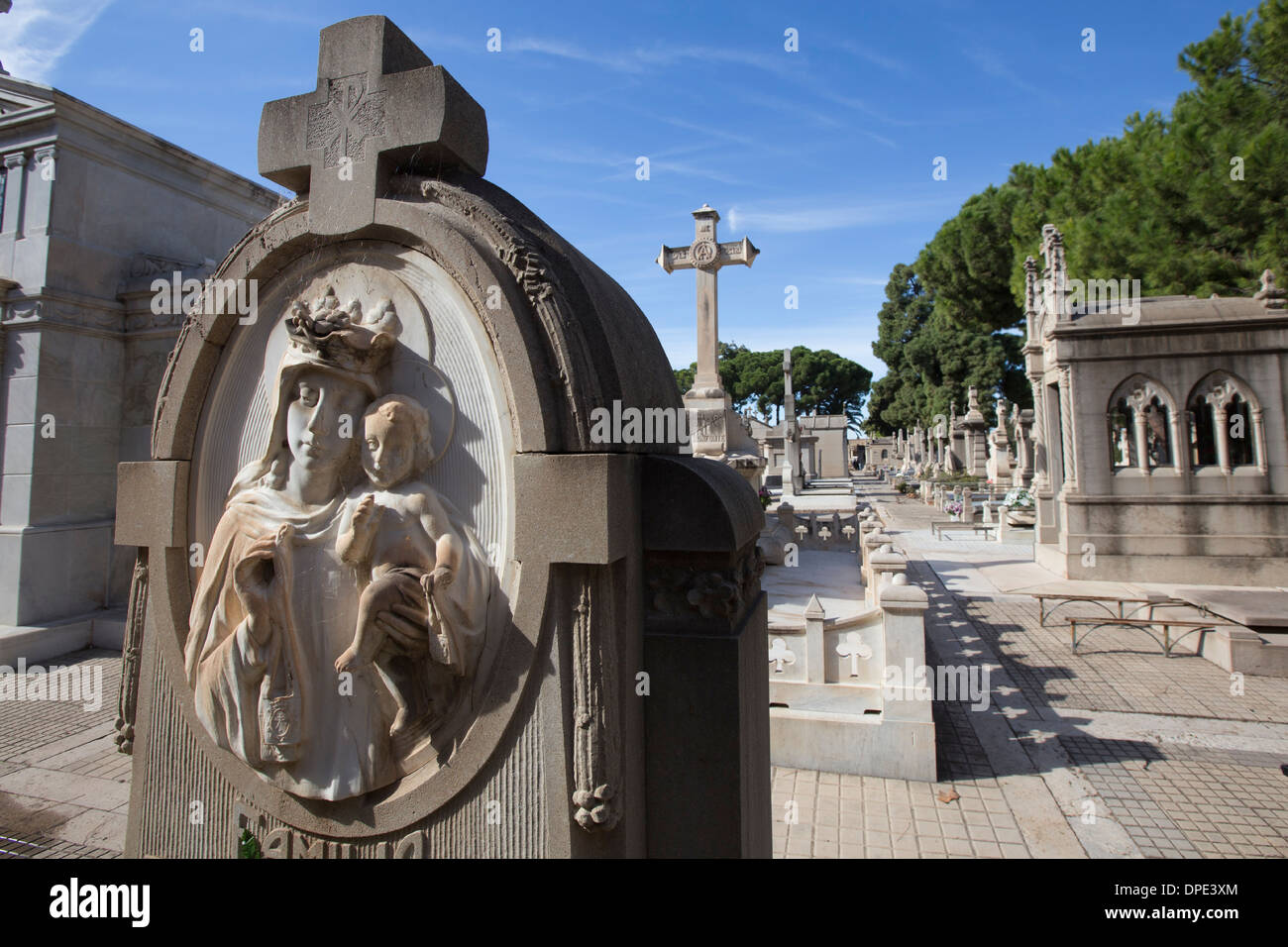 the municipal cemetery of Valencia Stock Photo - Alamy