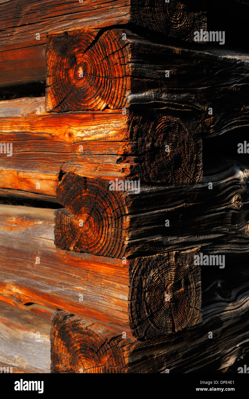 Natural details of sun dried wood of a 100 years old barn Stock Photo ...