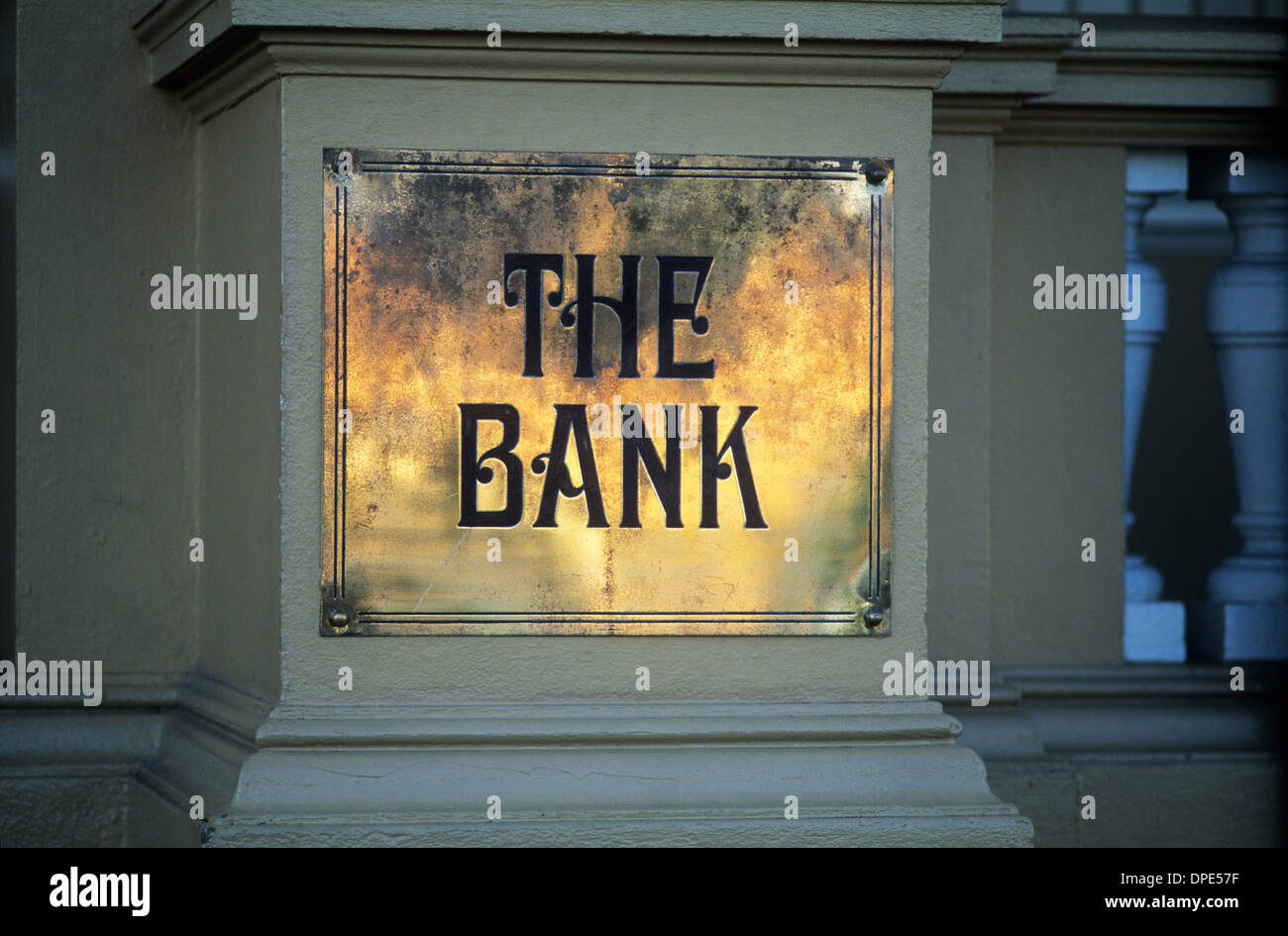 China, Shanghai, The Bank signage Stock Photo - Alamy