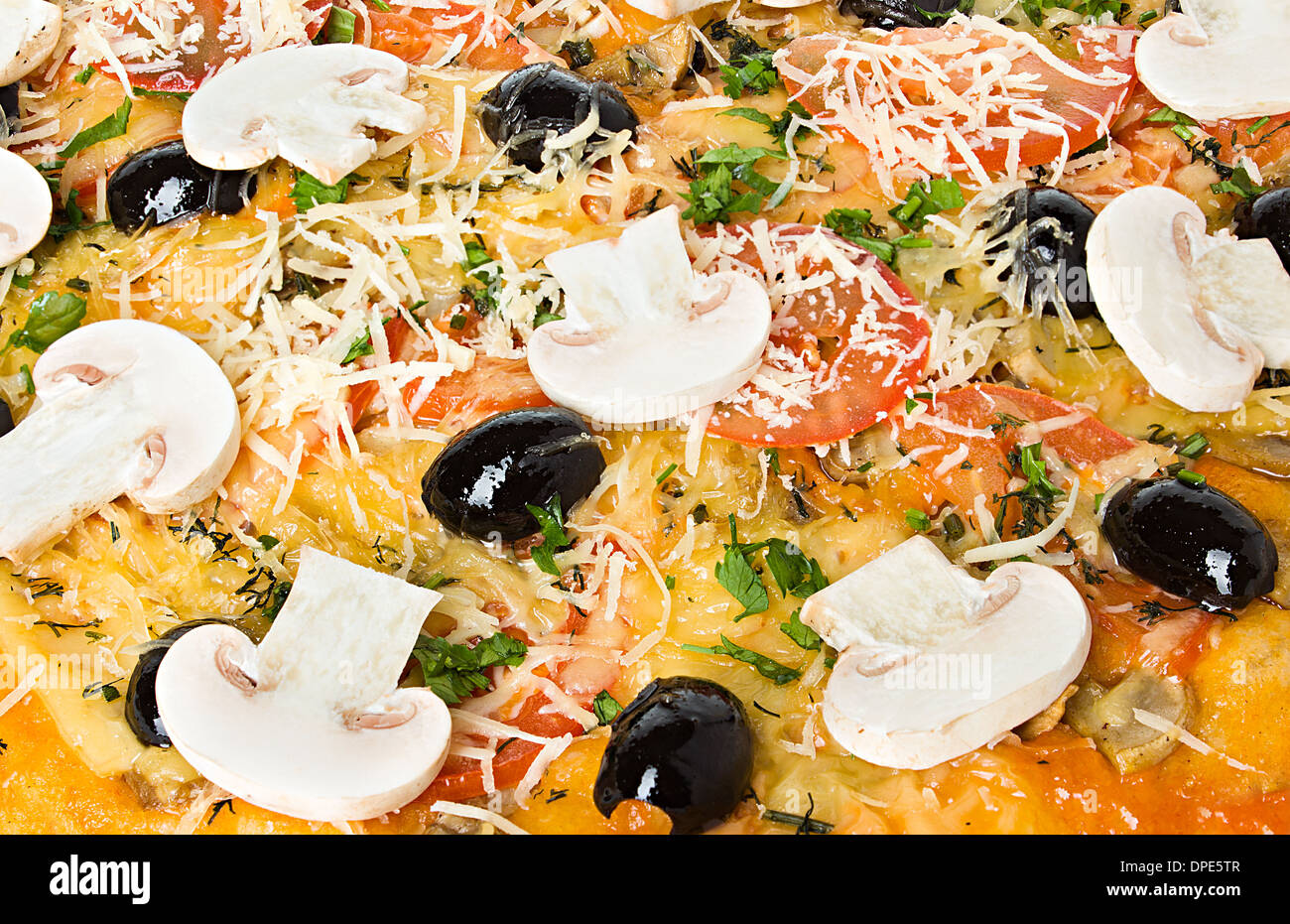 Pepperoni mushroom pizza pizza hi-res stock photography and images - Alamy