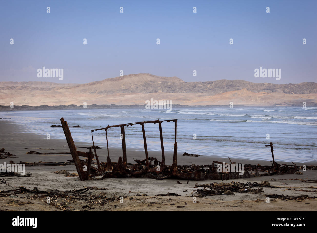 Rusty remains of a ships hull hi-res stock photography and images - Alamy