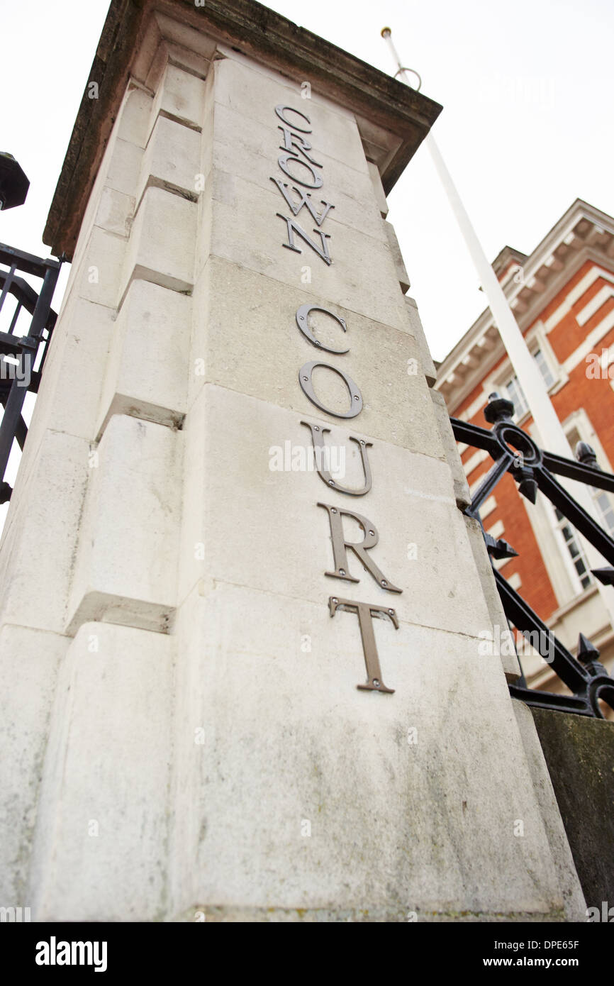 General view of Reading Crown Court in Berkshire Stock Photo - Alamy