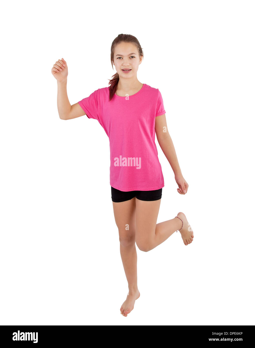 fitness girl dancing Stock Photo - Alamy