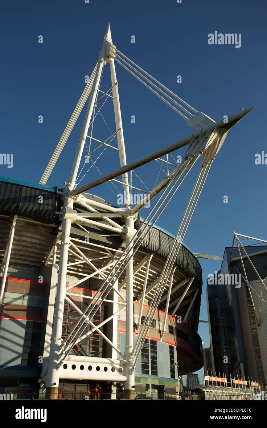 The Millennium Stadium (Welsh: Stadiwm y Mileniwm) in Cardiff is the ...