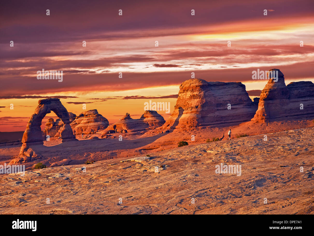 Utah Delicate Arch - Symbol of Utah State. Arches National Park and ...