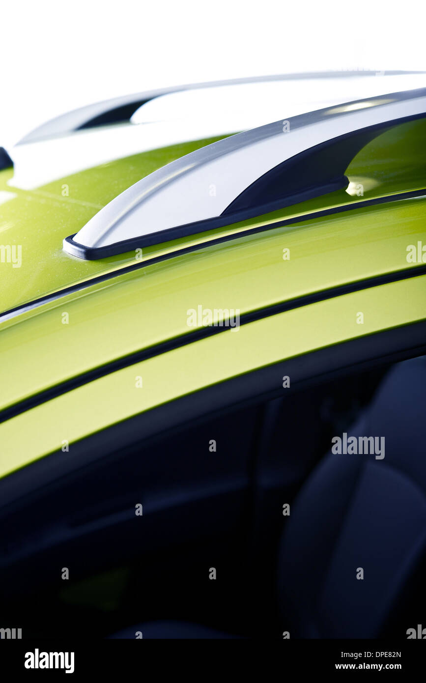 Car Roof Railings Closeup. Transportation Collection Stock Photo - Alamy
