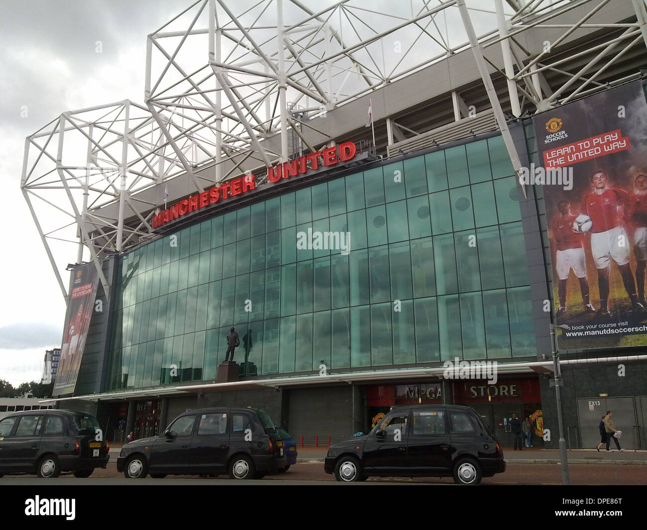 Old Trafford Manchester United Football Club High Resolution Stock ...