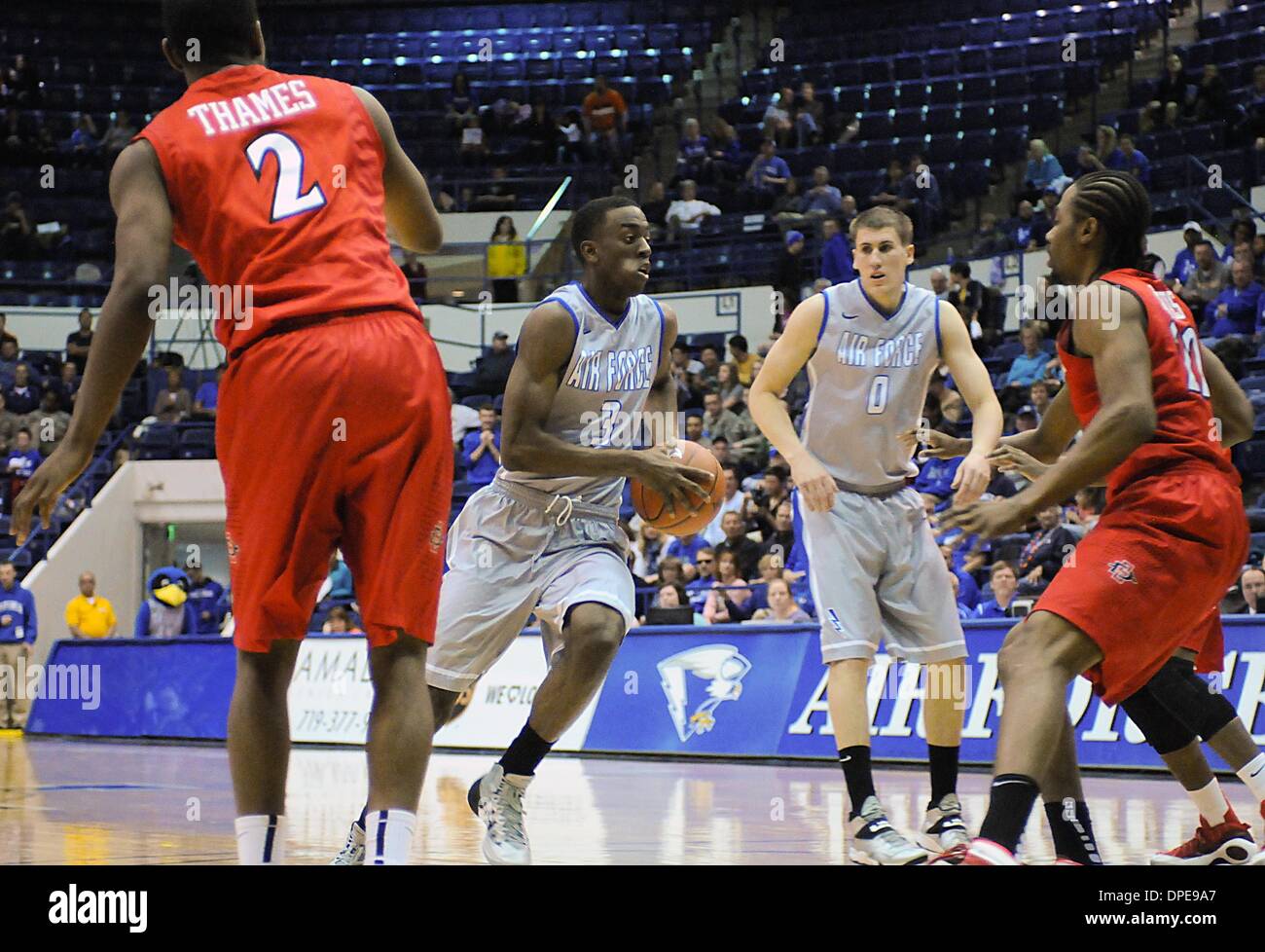 Colorado Springs, Colorado, USA. 12th Jan, 2014. Air Force forward ...