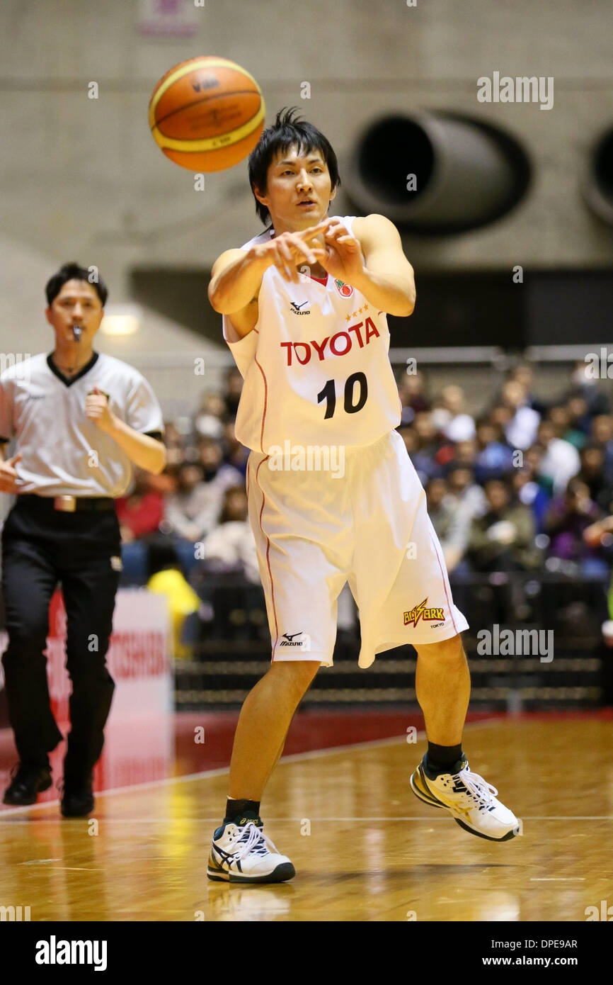 1st Yoyogi Gymnasium, Tokyo, Japan. 13th Jan, 2014. Yusuke Okada (Alvark), JANUARY 13, 2014 ...