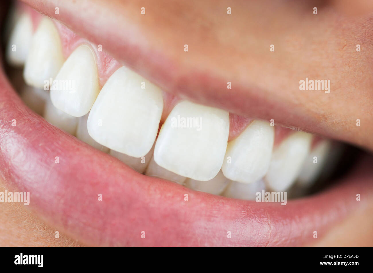Beautiful natural smile Stock Photo - Alamy