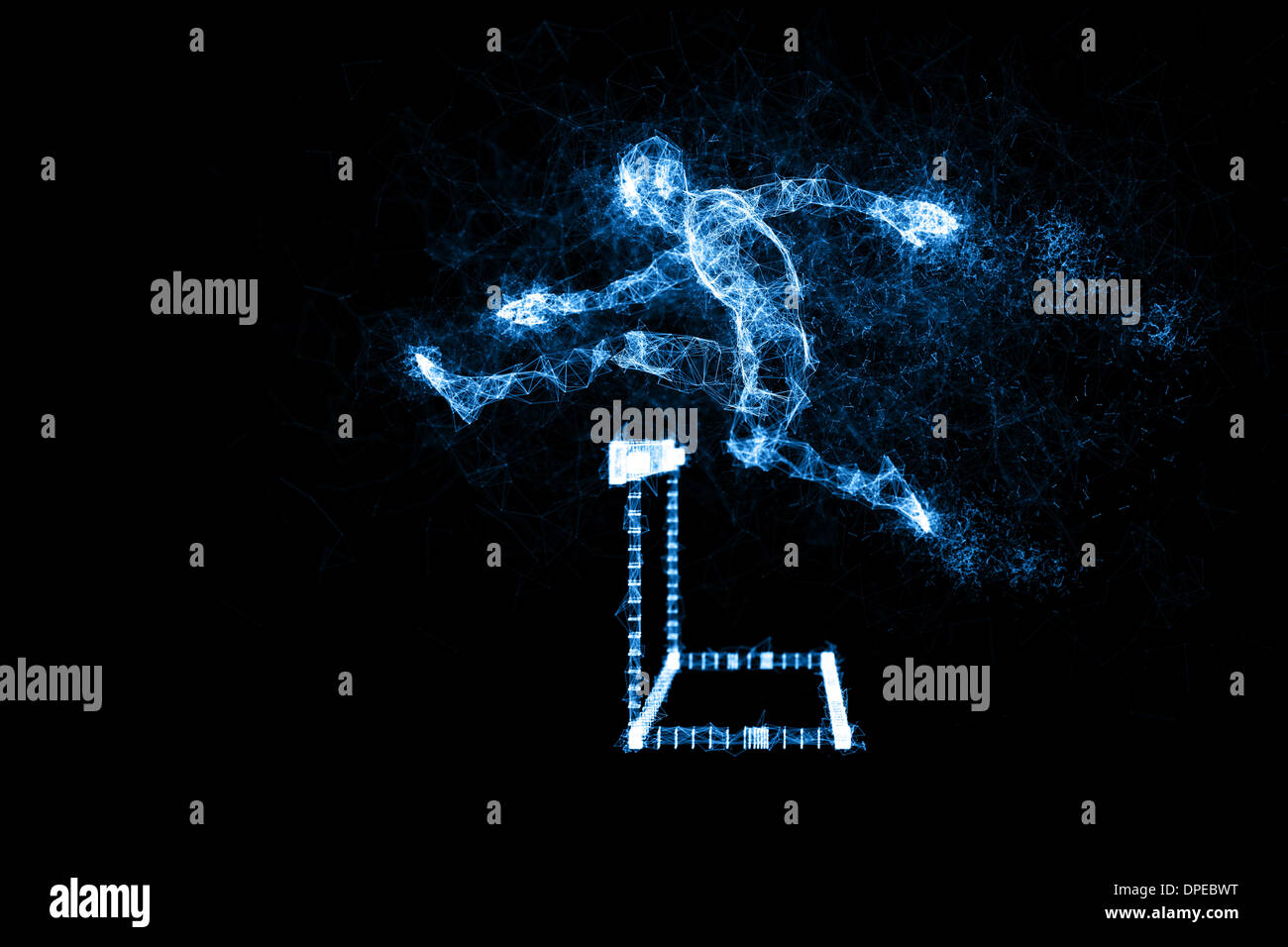 Digital geometric figures Stock Photo - Alamy