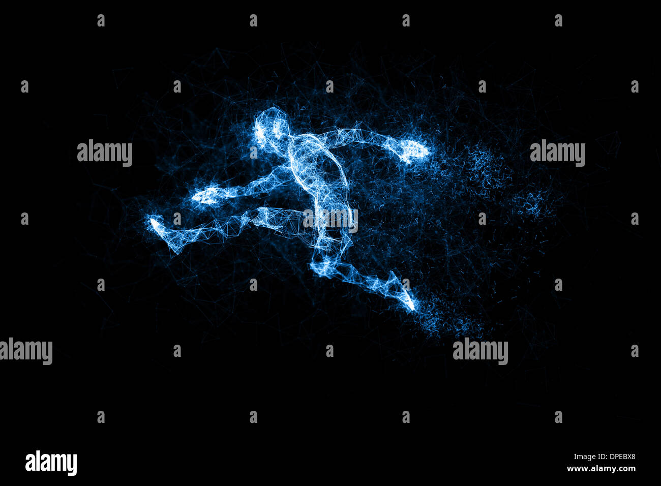Digital geometric figures Stock Photo - Alamy
