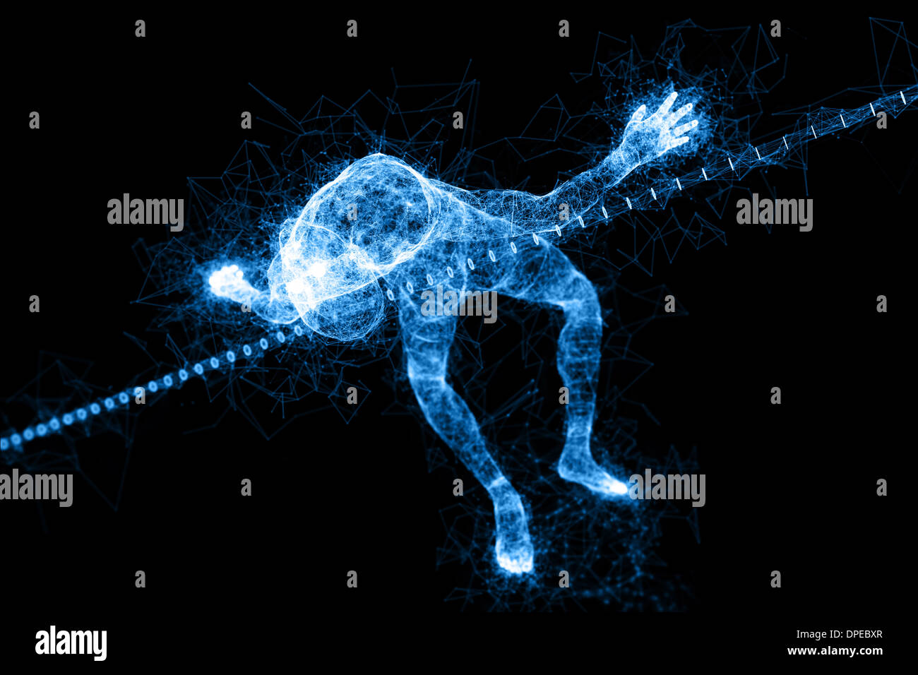 Digital geometric figures Stock Photo - Alamy