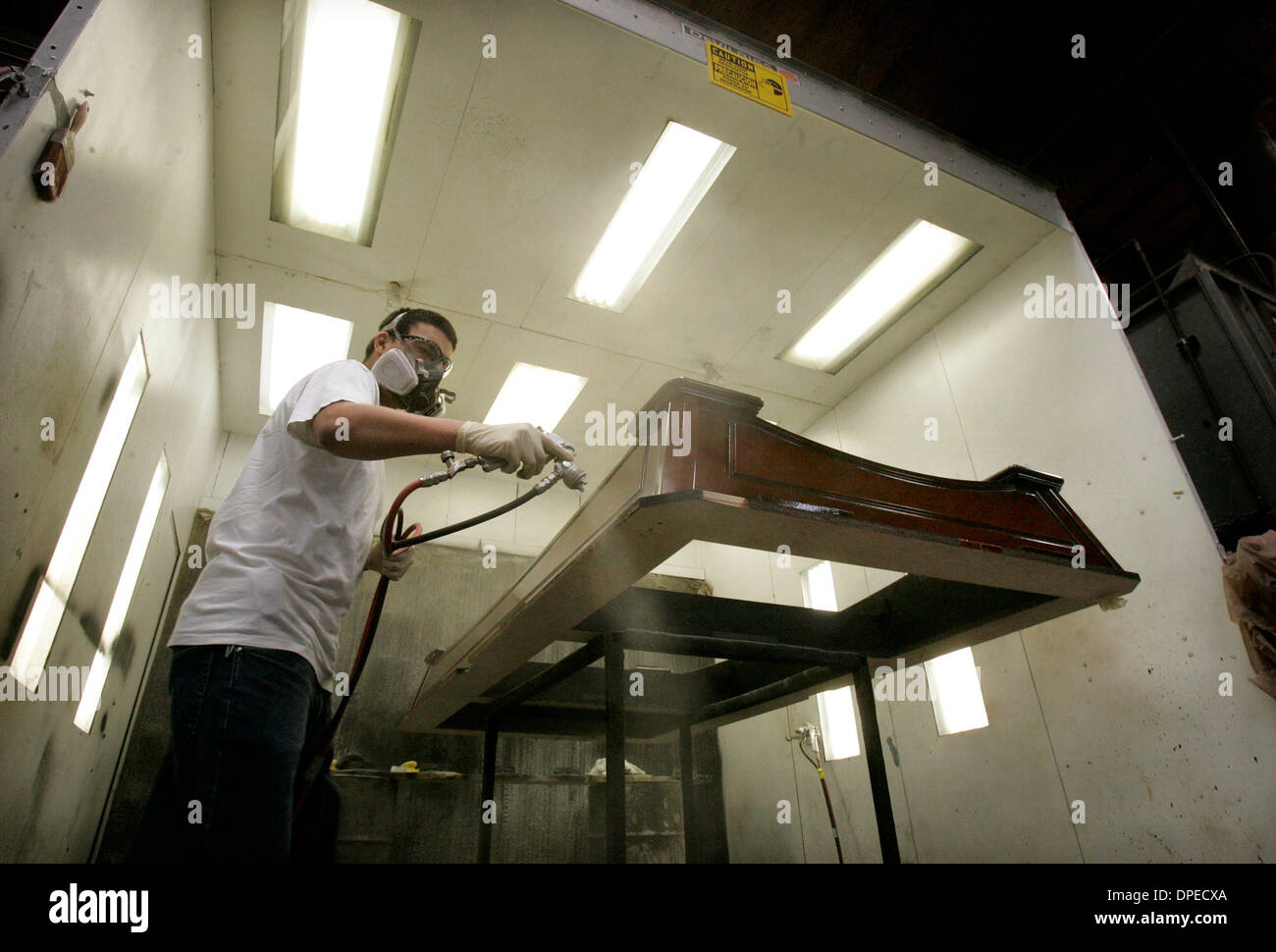 Finishing area hi-res stock photography and images - Alamy