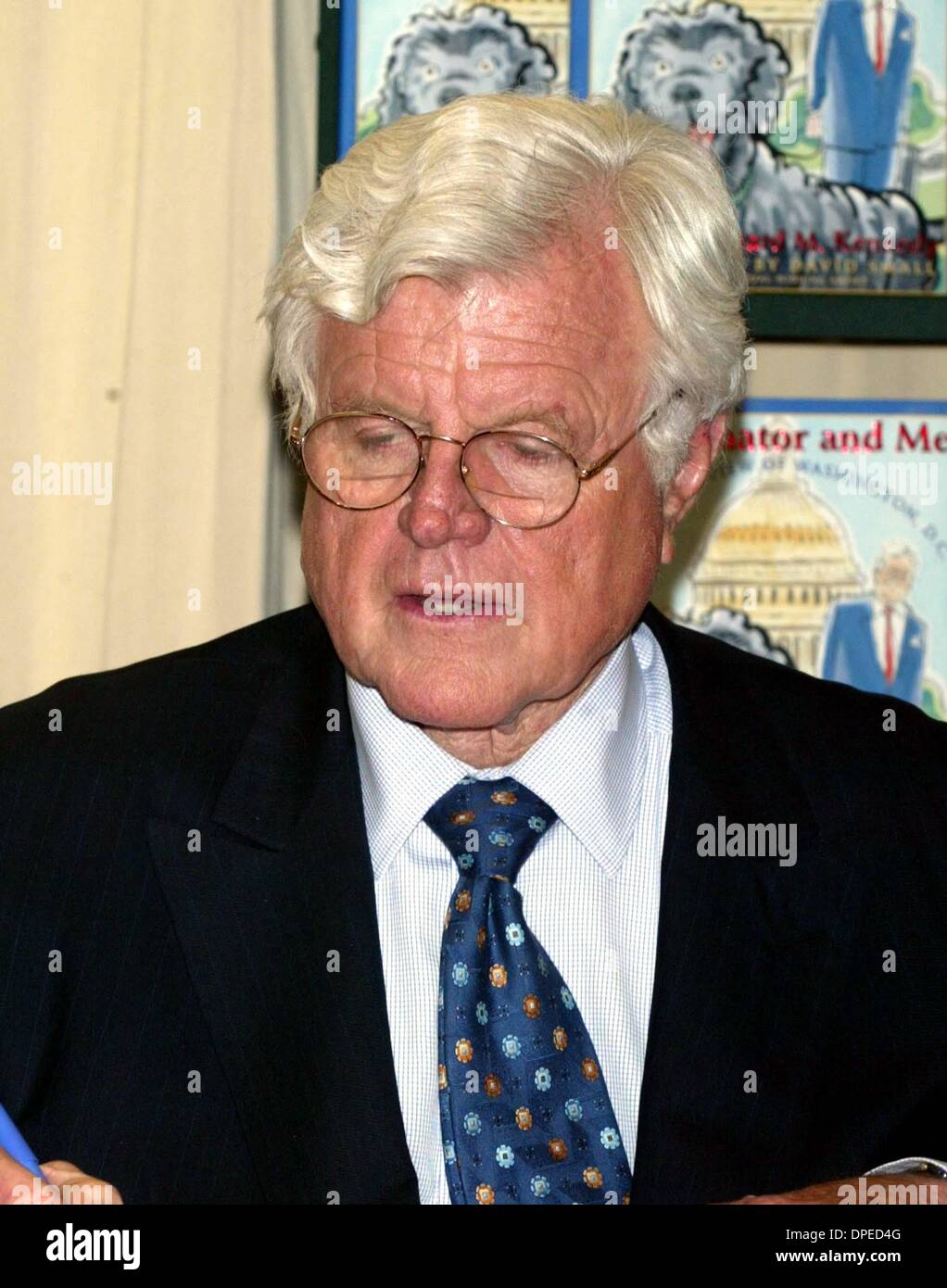 Senator Ted Kennedy signs copies of his new book ''My Senator and Me: A ...